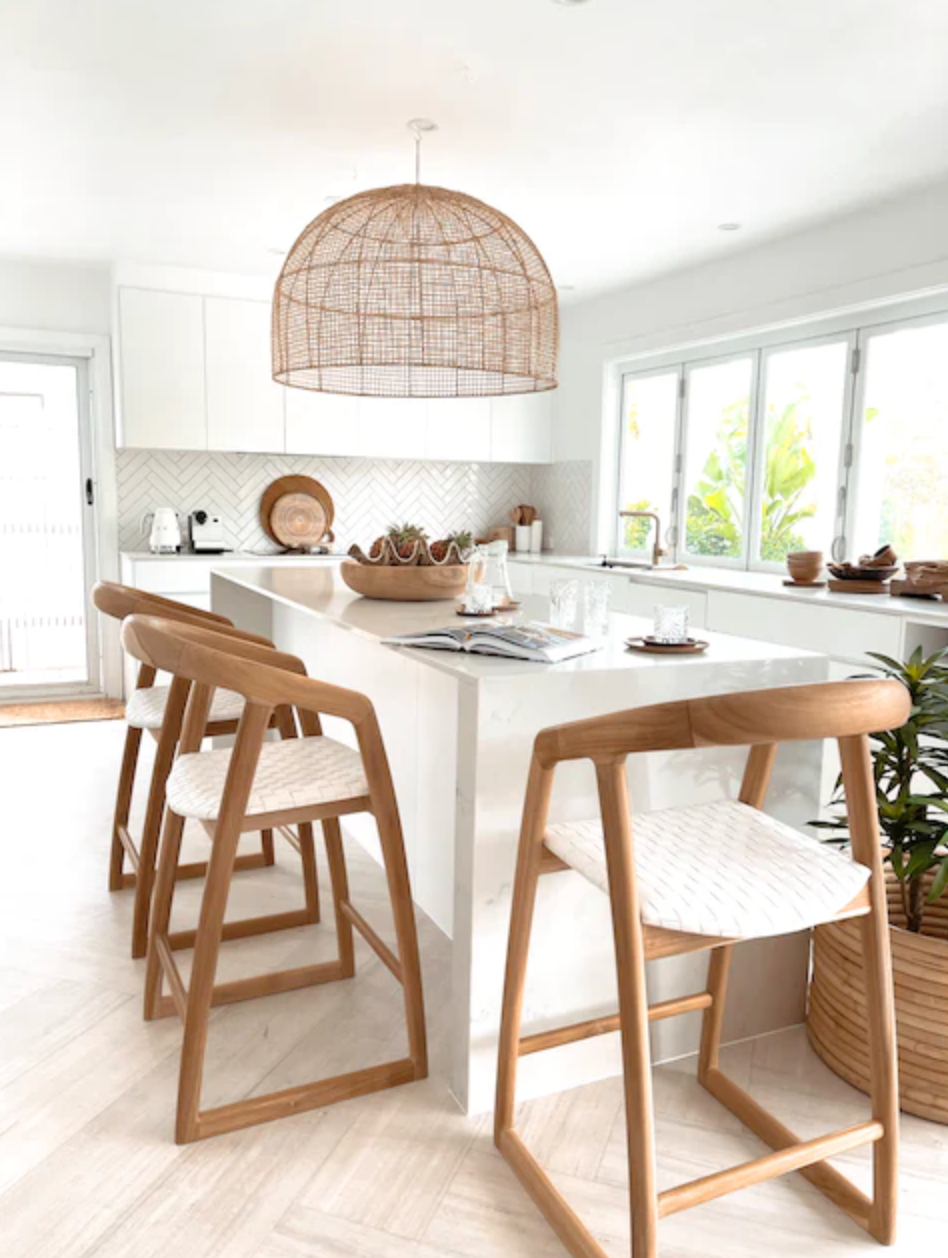 Mabel | Kitchen Stool Leather – Morrissey Blinds & Interiors